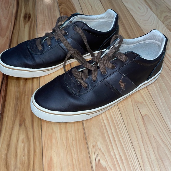 Ralph Lauren | Shoes | Vintage Polo By Ralph Lauren Mens Beown Leather ...